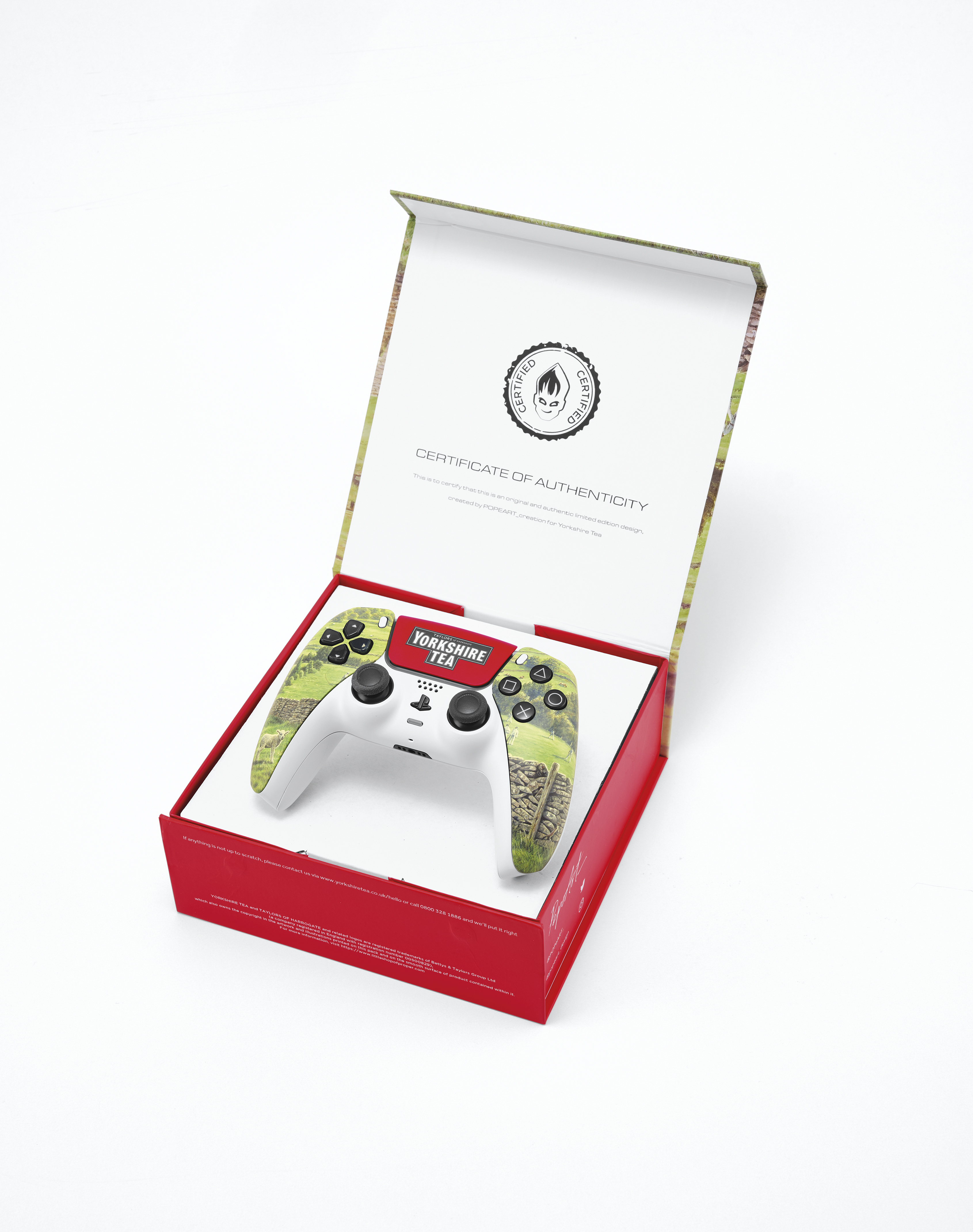 Yorkshire Tea PS5 Controller | Little Shop of Proper